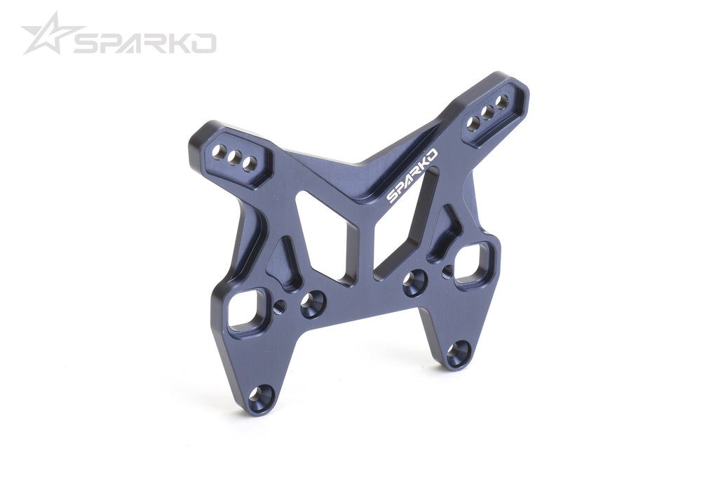 Sparko F8 7075 Aluminum Front Shock Tower Dark Blue F84009